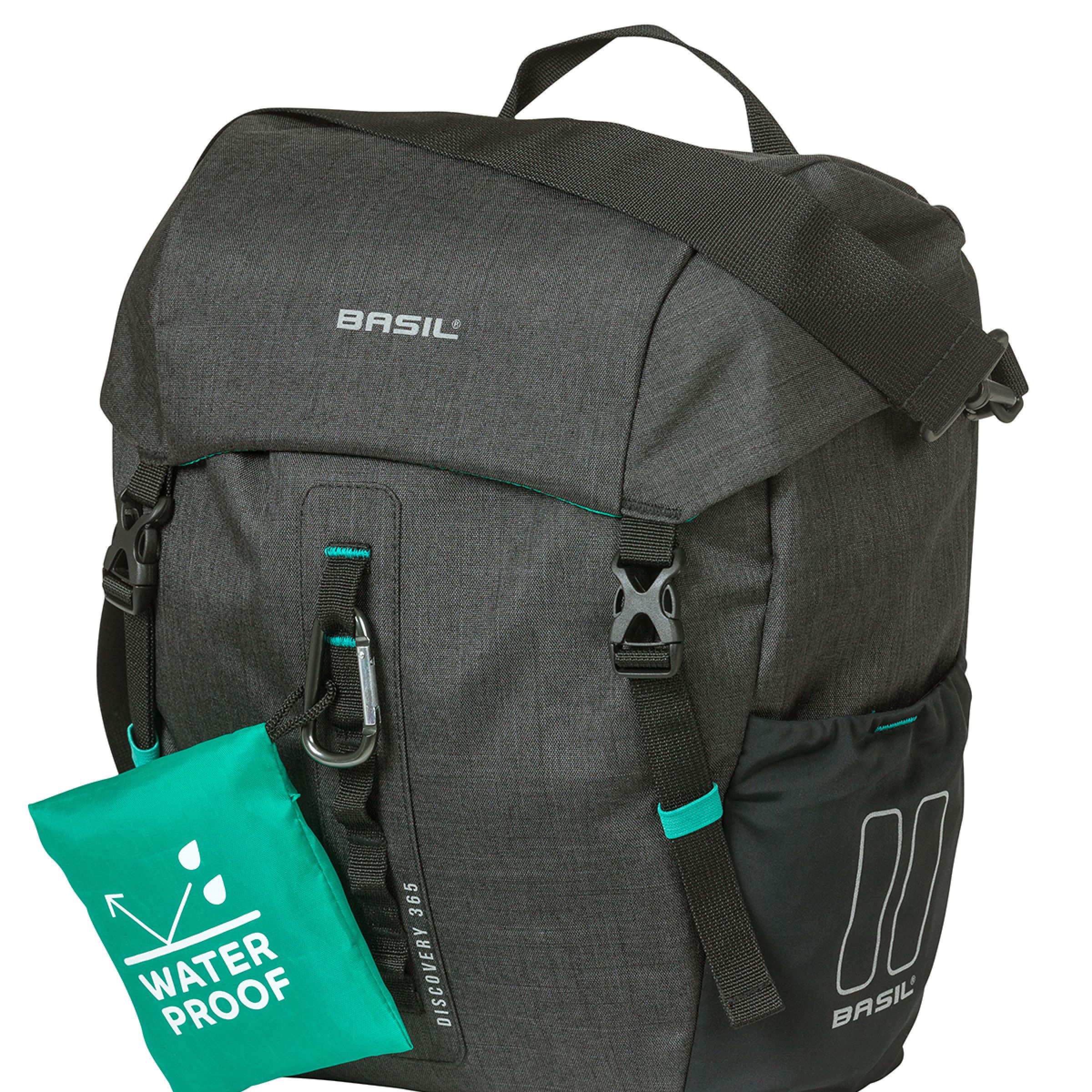 Køb Basil Bicycle Bag Discovery Single Bag 9L Black Melee - Cykeltaske ...