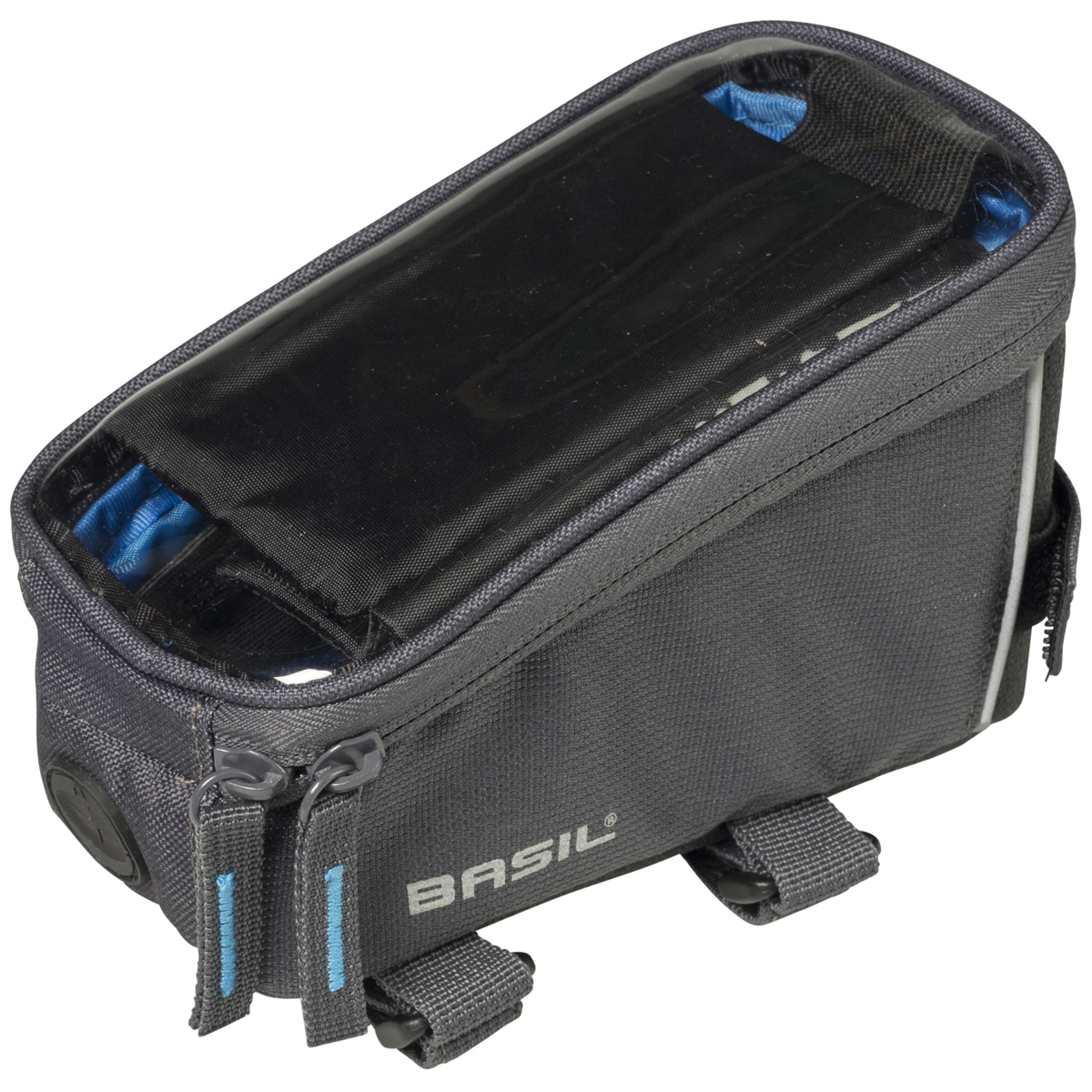 Køb Basil Bicycle Bag Sport Design Frame Bag 1L Graphite - Cykeltaske ...